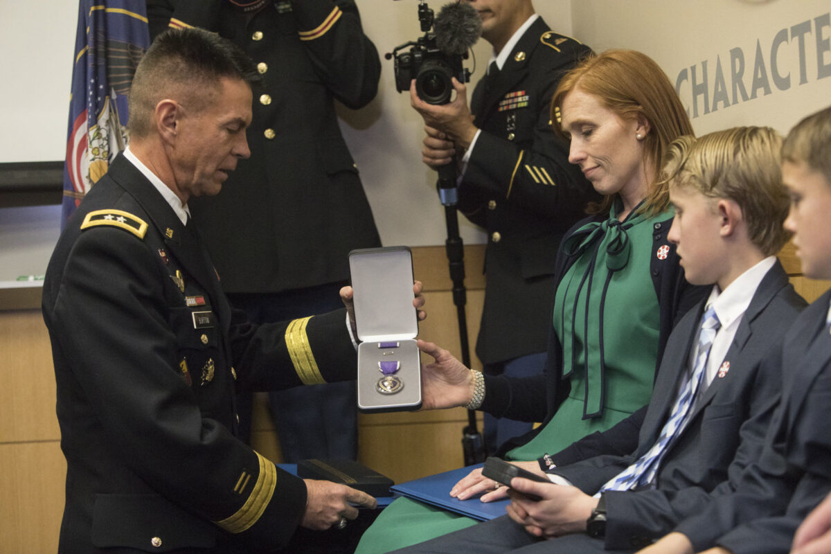 Leaders, residents pay respects to Maj. Brent Taylor during public ...